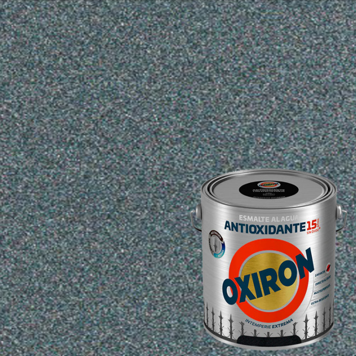 COMPRAR ESMALTE ANTIOXIDANTE OXIRON FORJA AL AGUA TITAN GRIS ACERO ONLINE