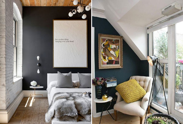 CÓMO DECORAR CON COLORES OSCUROS