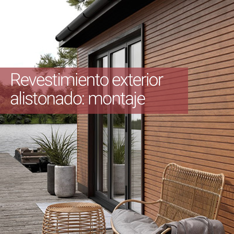 revestimiento exterior alistonado